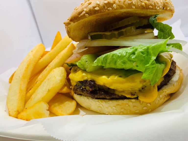 Double Cheeseburger & Fries | $5 Cafe